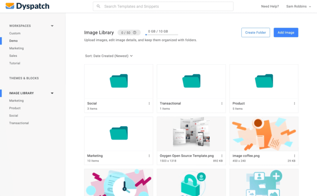 Full Stack Email Creation With Image Libraries | Dyspatch