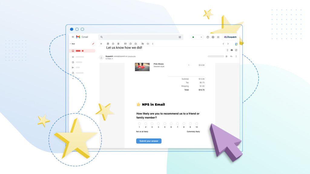 Introducing NPS in Email, our New Interactive NPS Survey App | Dyspatch